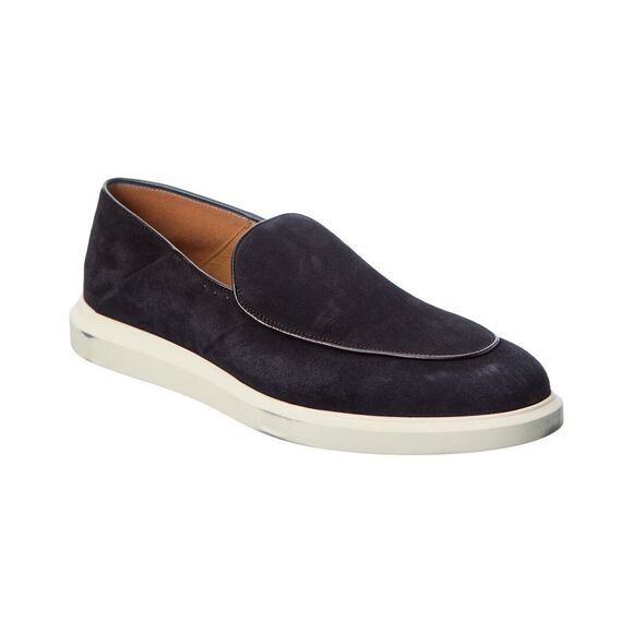 Hugo Boss | Shoes | Hugo Boss Randy Suede Loafer Blue | Poshmark